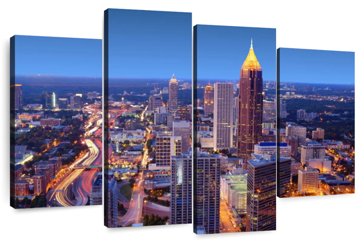 Ebern Designs Sireci Atlanta Nightscape - Wayfair Canada