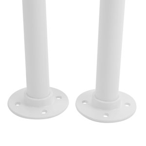 FRONG U-Shaped Metal White Stair Handrail | Wayfair