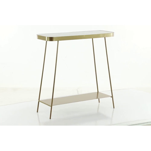 Mercer41 Acoff Glass Top Console Table & Reviews | Wayfair
