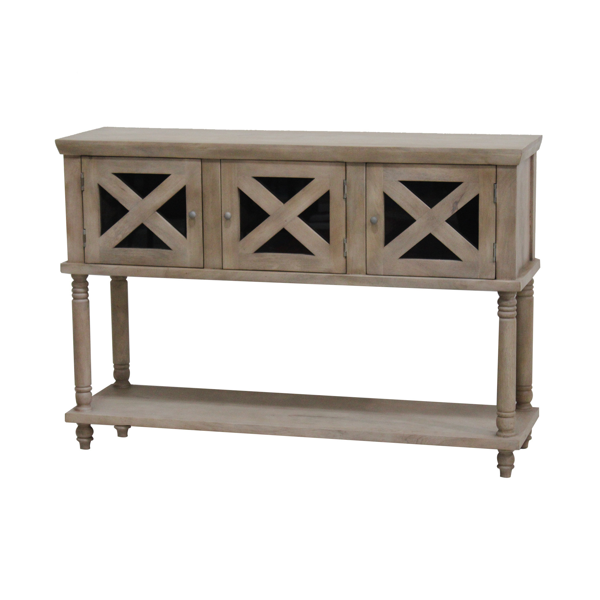 Rosalind Wheeler Console en bois massif 54 po Aramantha - Wayfair Canada
