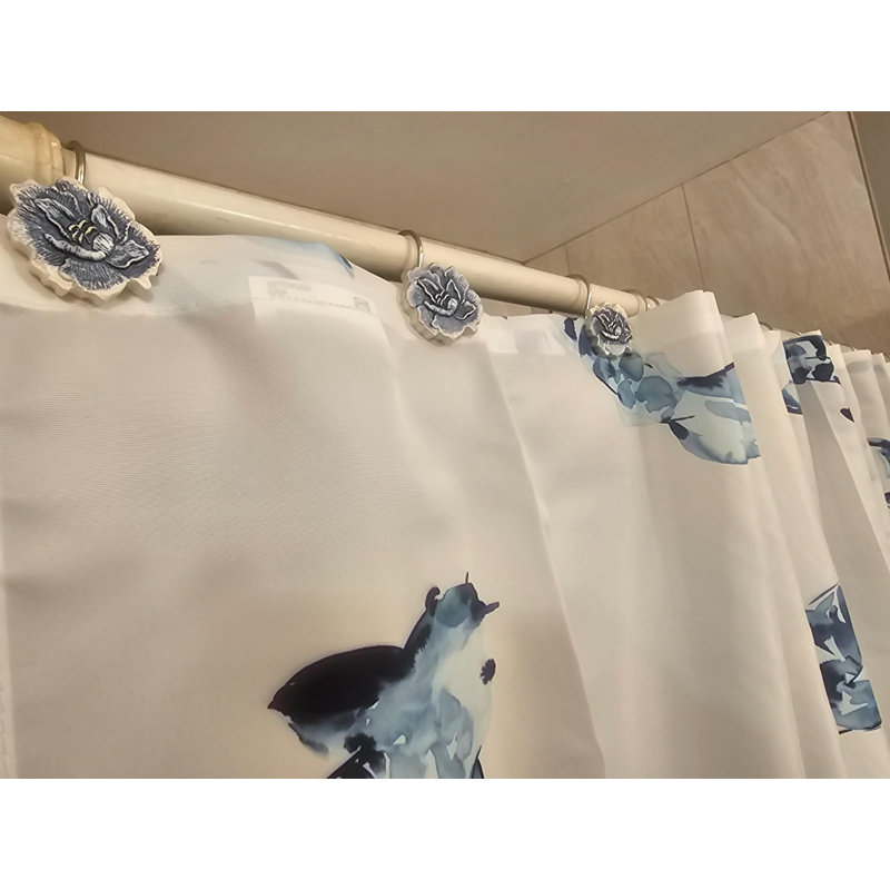 Passetas Rose, Shower Hooks, Blue | Wayfair