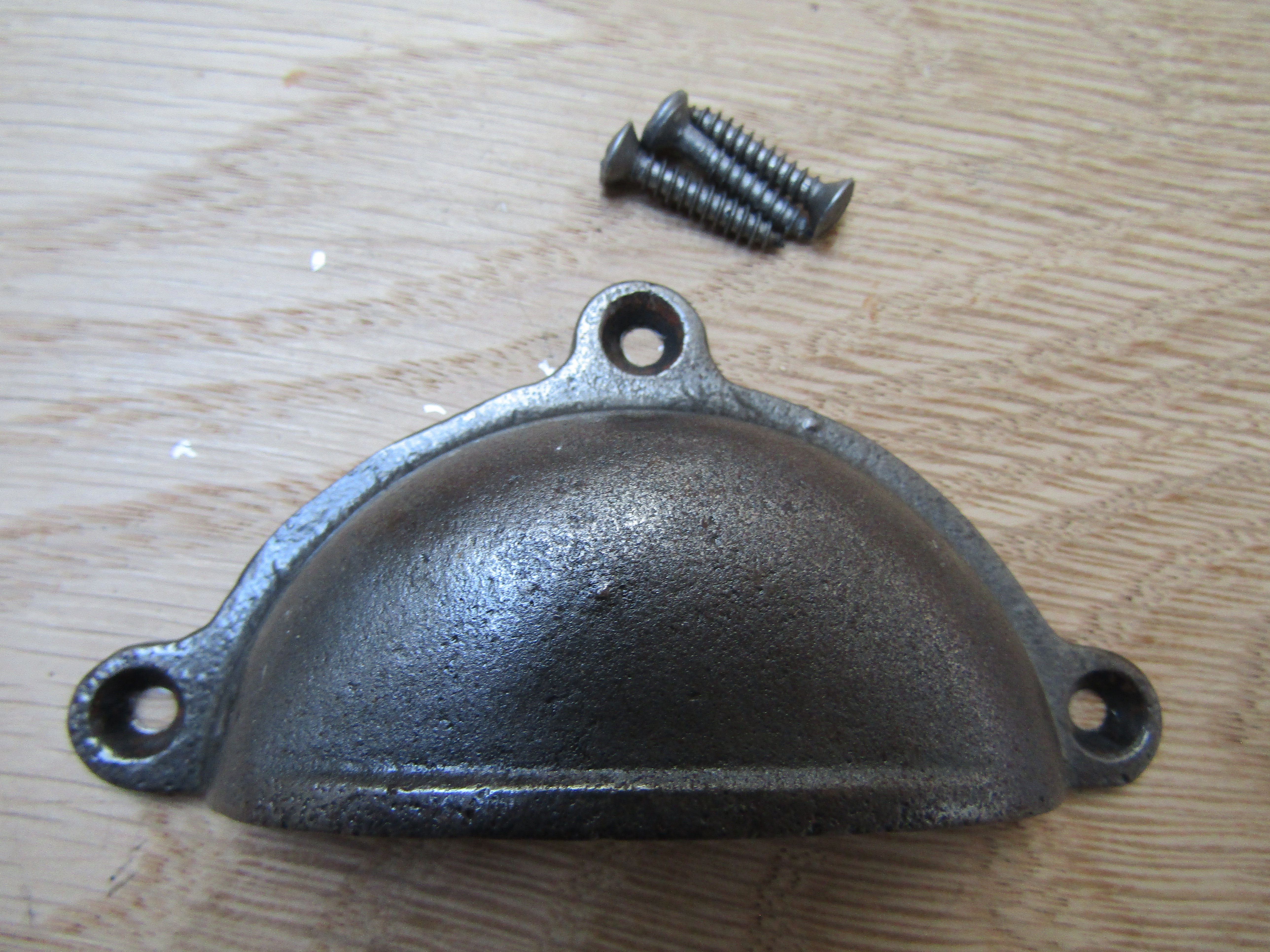 Ironmongery World Royal lugged Cup Pull Handle Antique Iron | Wayfair.co.uk