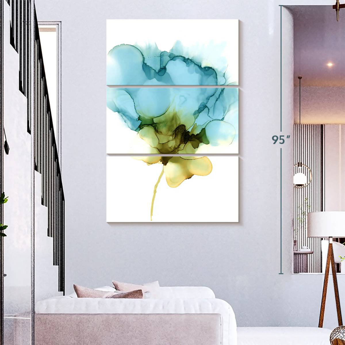 Elephant Stock Blooming Cyan II | Wayfair