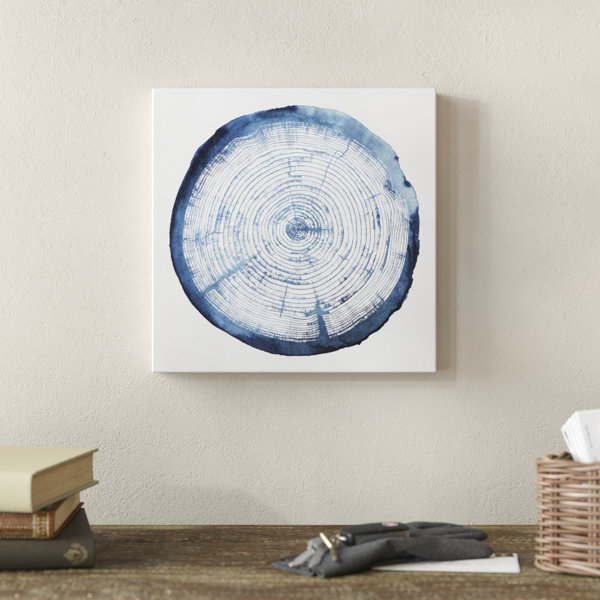 Sand & Stable Tree Ring Overlay I by Grace Popp Wrapped Canvas Painting ...