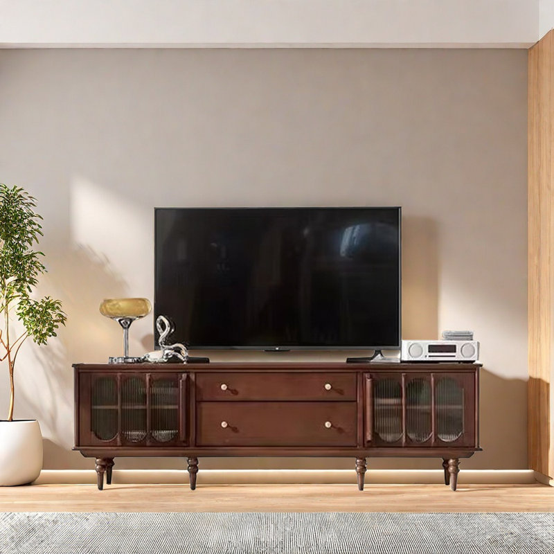 The Invincibles home Arch TV stand retro design | Wayfair