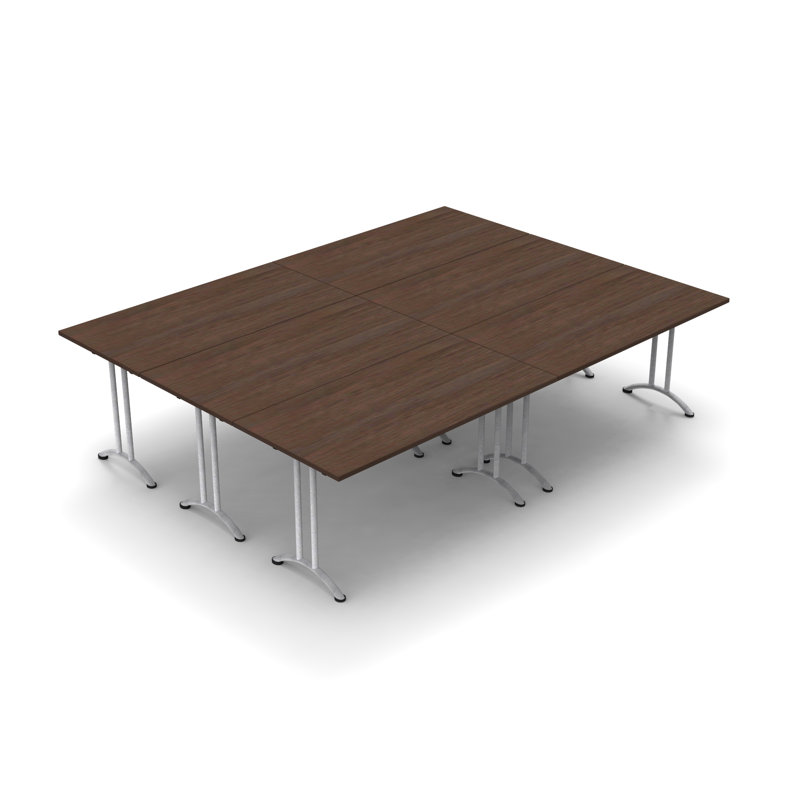 Inbox Zero Livonia 14 Person Conference Meeting Tables Complete | Wayfair