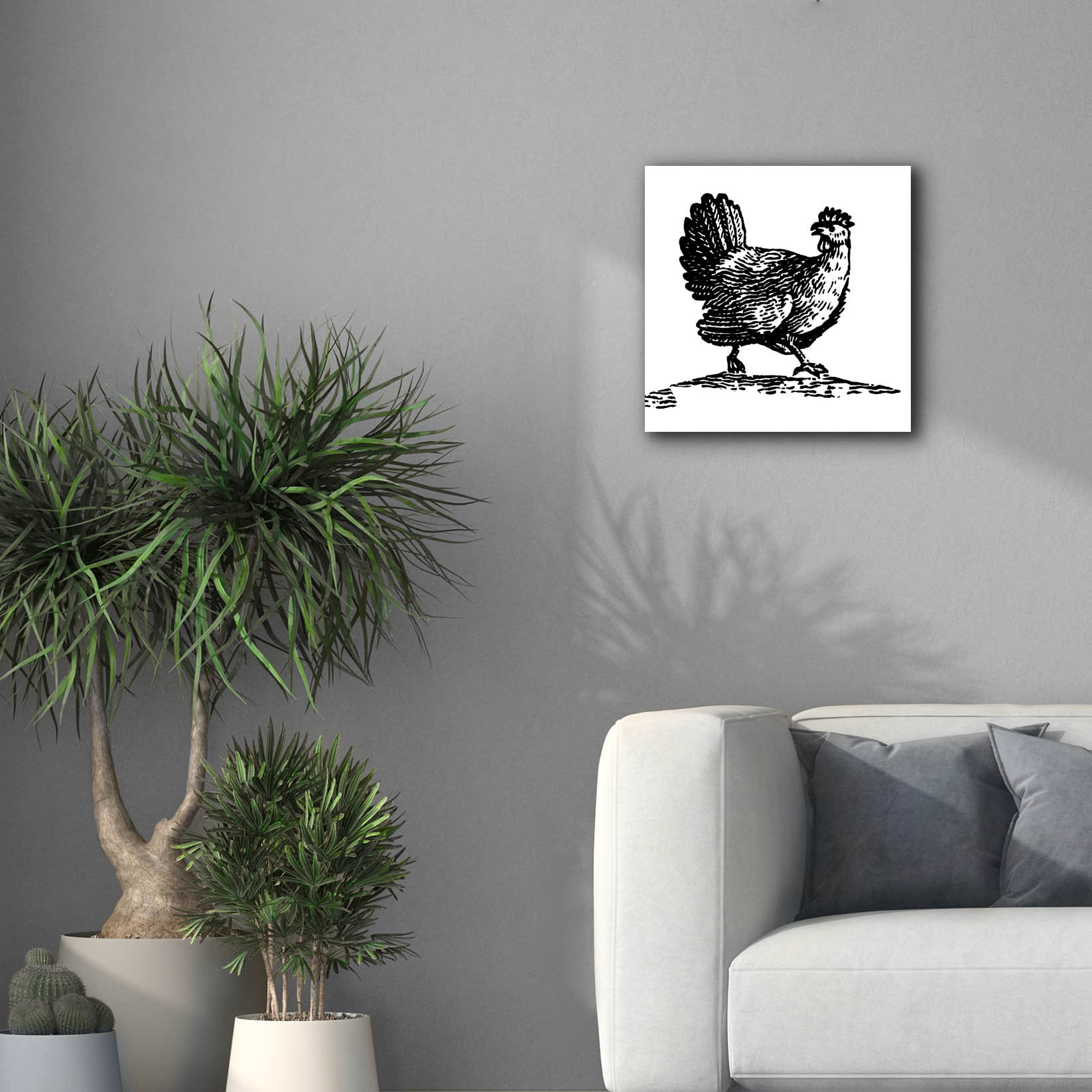 Epic Graffiti 'Chicken Astray' by Art Licensing Studio Canvas Wall Art ...