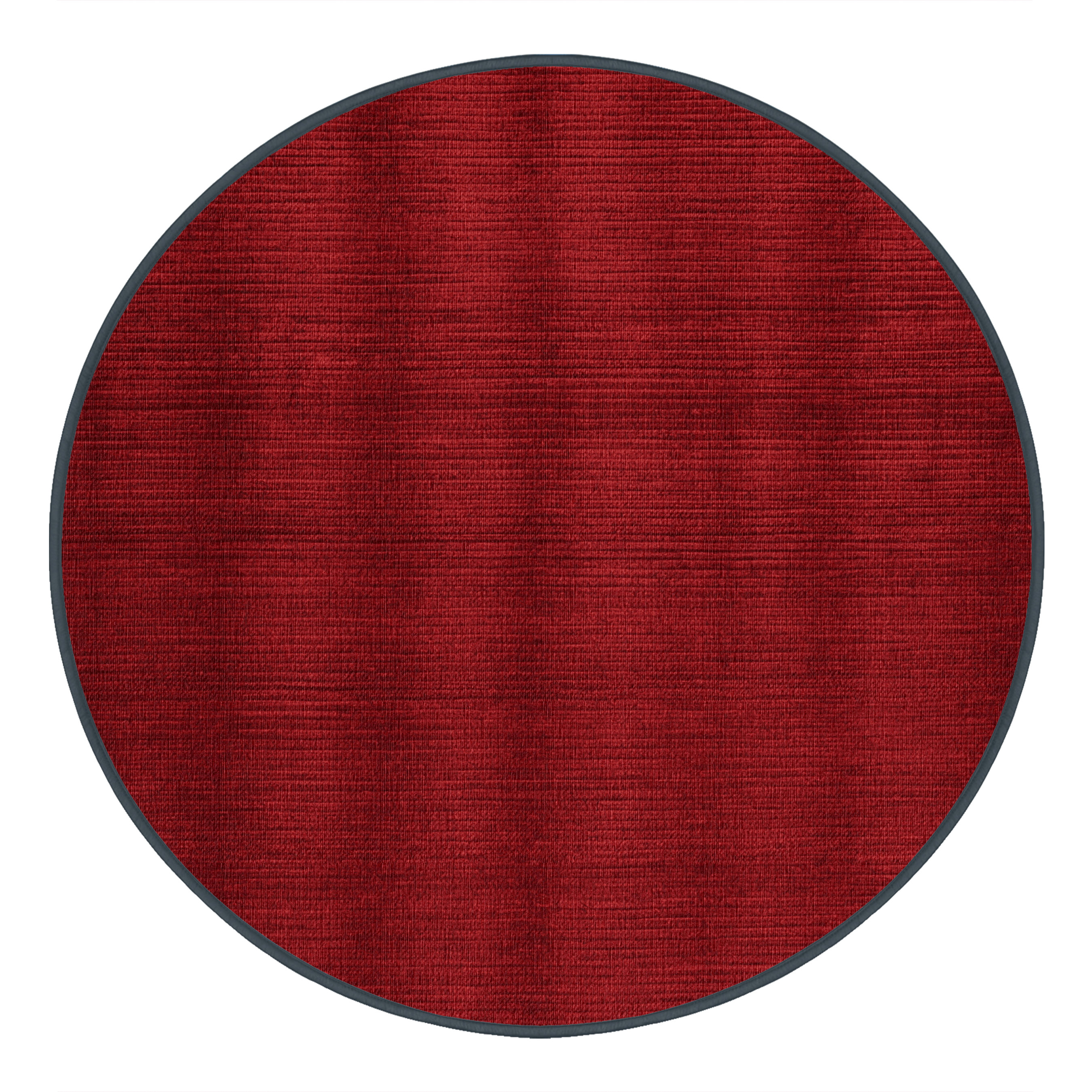 Hokku Designs Machine Washable Solid Red Area Rug | Wayfair