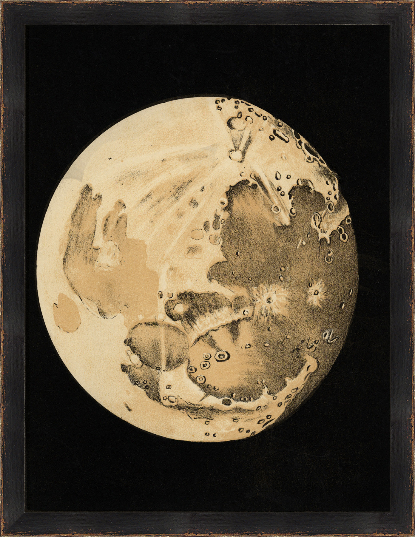 Wendover Art Group Cycle of the Moon 8 - Picture Frame Graphic Art on ...