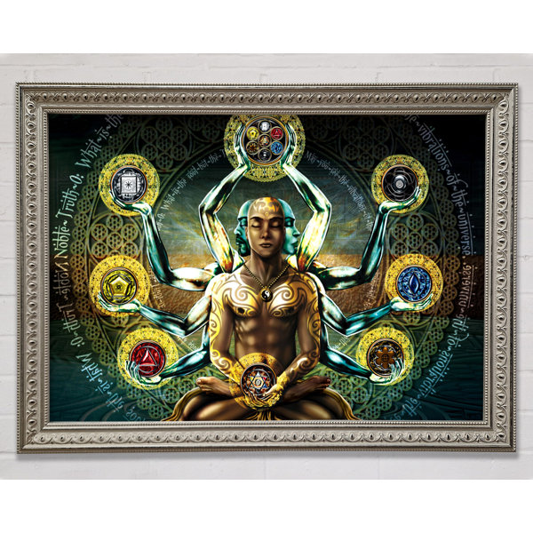 Bright Star Tibetan Unifying Elements - Single Picture Frame Print ...