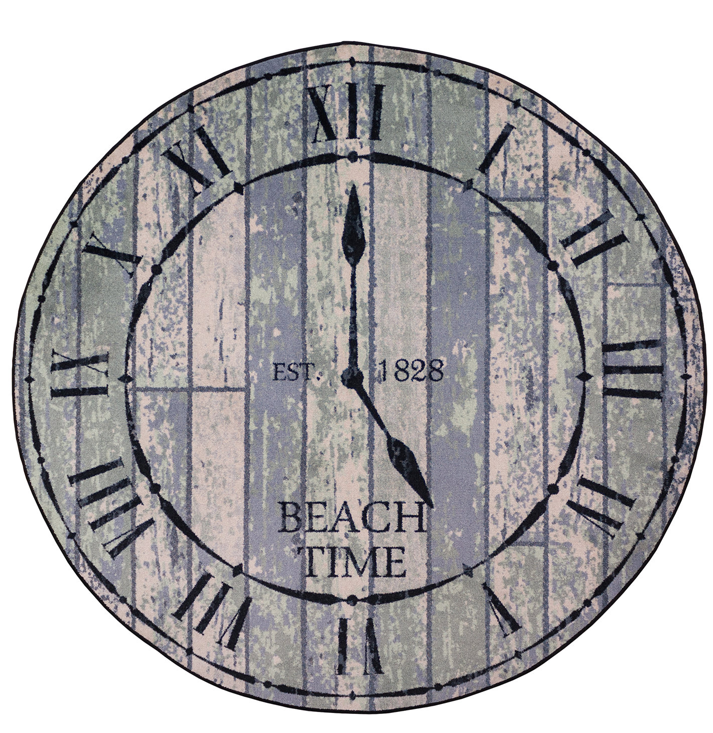 Rosecliff Heights Round Amanda Abstract 7'7" Gray Area Rug | Wayfair