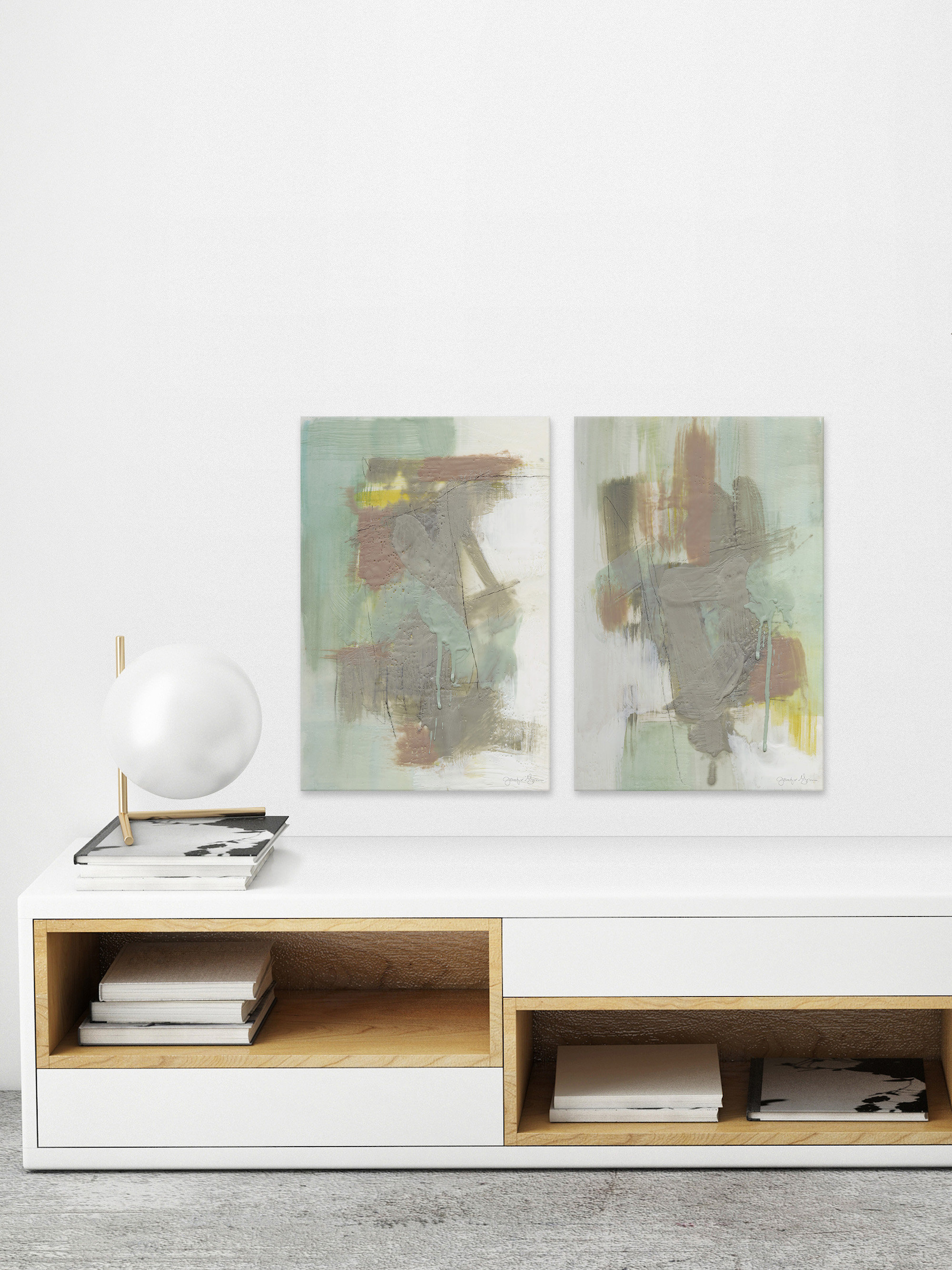 Brayden Studio Retro Splash VI - 2 Piece Print Set on Canvas - Wayfair ...