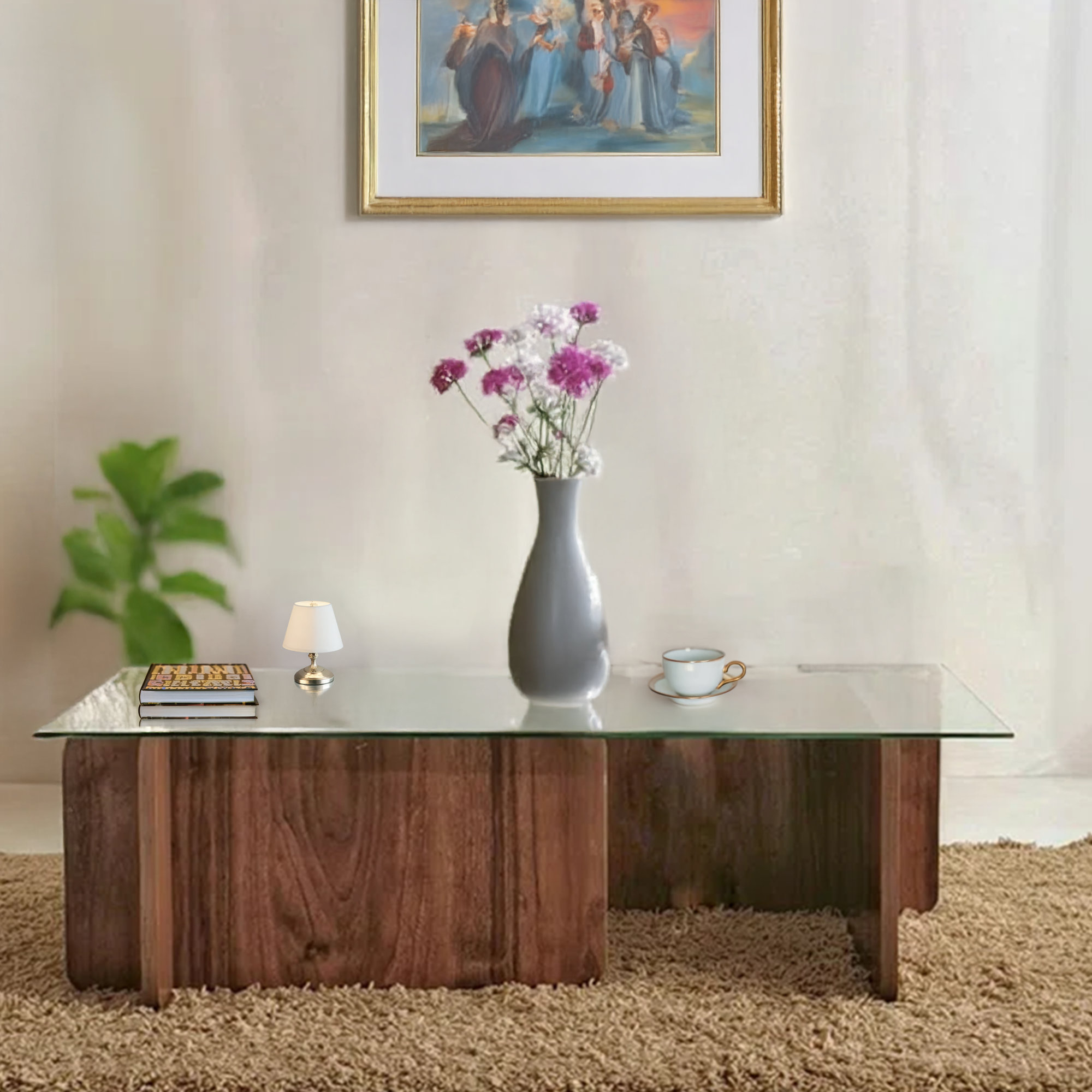 Latitude Run® Luton Frame Coffee Table with Storage - Wayfair Canada