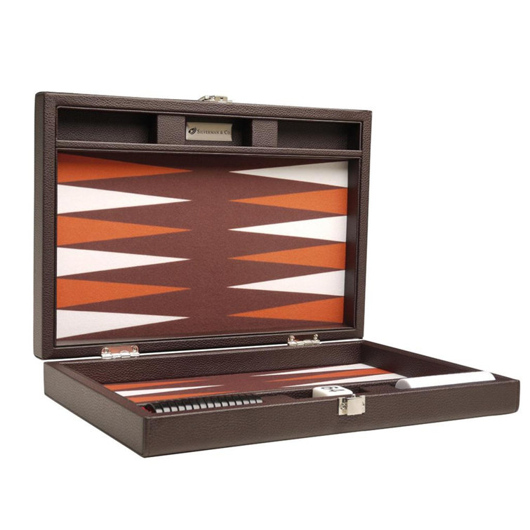 Silverman & Co. 2 Player Wool / Felt Backgammon | Wayfair