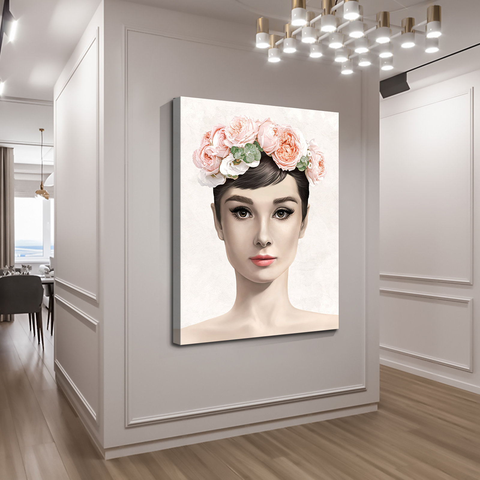 Everly Quinn Alvern Framed Portrait On Canvas Wall Art Decor Painting ...
