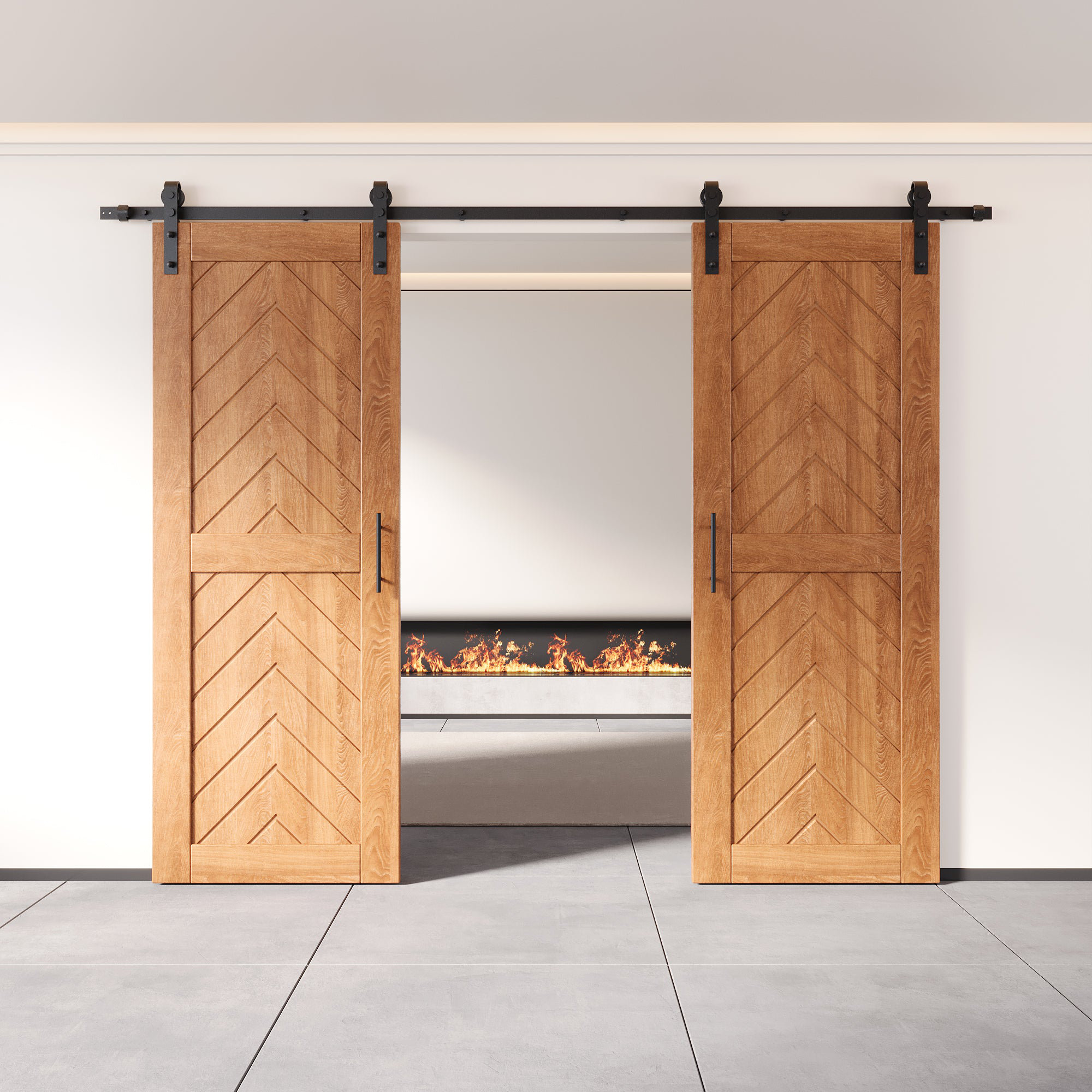 Homacer Early American Finished & Unassembled 4-IN-1 Fishbone Design ...
