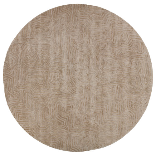 17 Stories Handmade Hand Tufted Beige Rug | Wayfair
