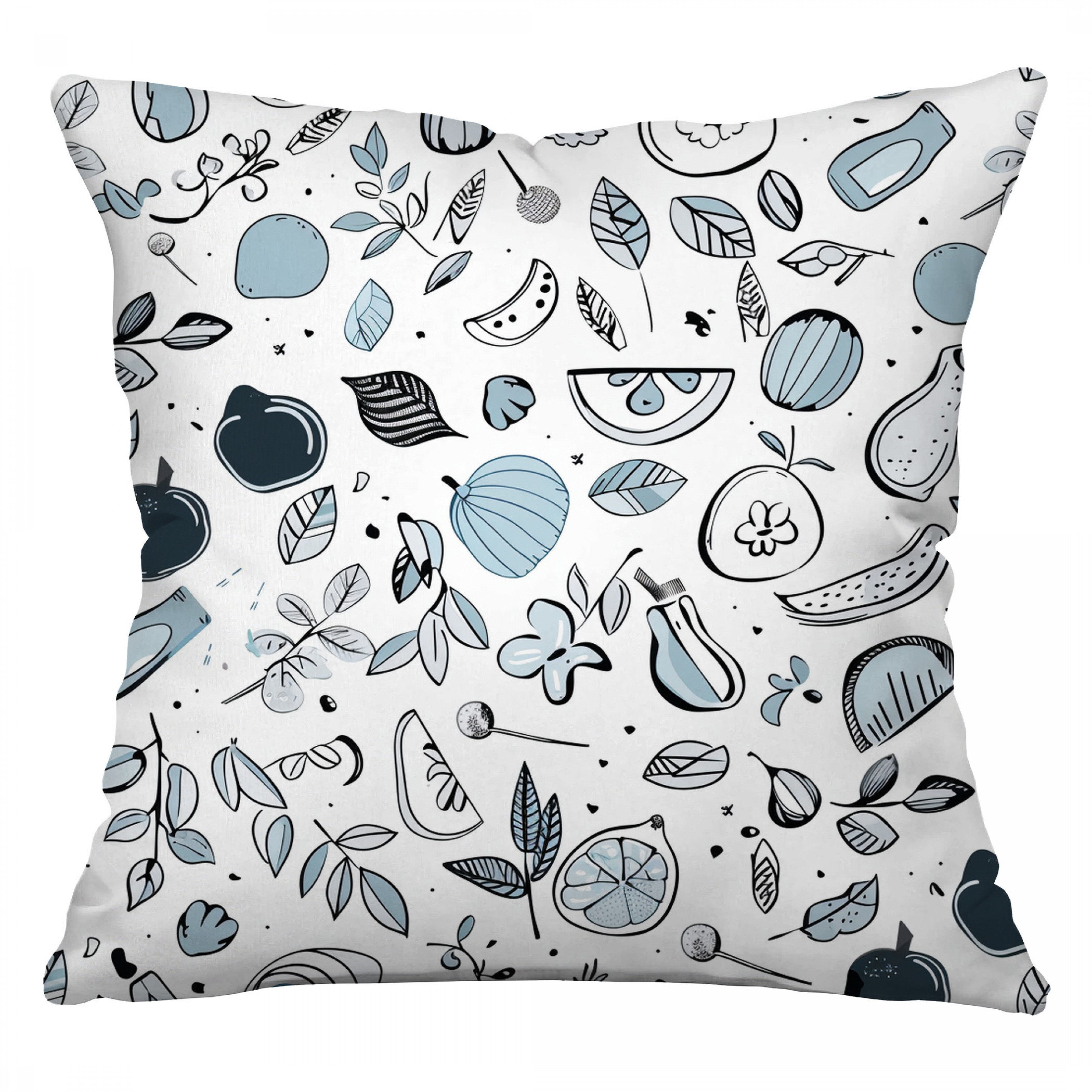 VisionDecor Fruits Throw Pillow, Floral Twill Pillows | Wayfair