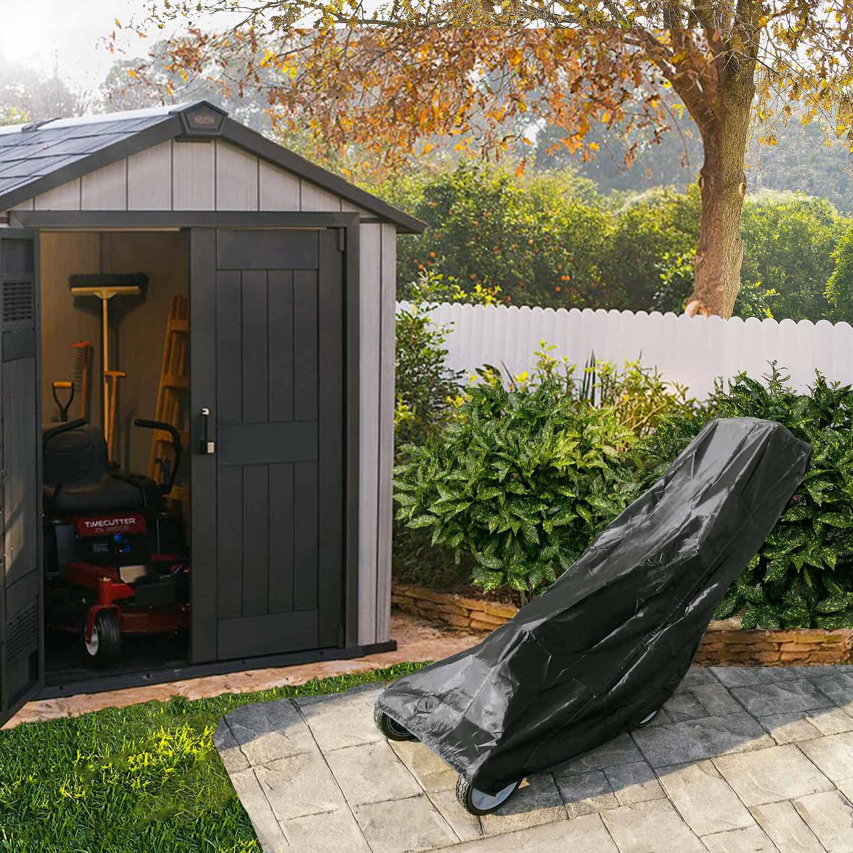 FURNITURE COUNTRY CORP. Lawn Mower Cover, Lawnmower Storage, Water ...