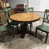 Three Posts™ Fortville Round Solid Wood Dining Table & Reviews | Wayfair