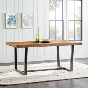 Union Rustic Amarapal Solid Wood Dining Table & Reviews | Wayfair