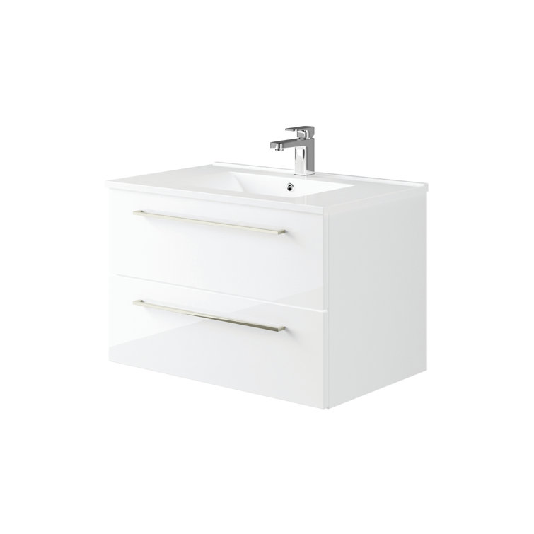 Elation Bathrooms 750mm Wall Hung Single Vanity Unit | Wayfair.co.uk