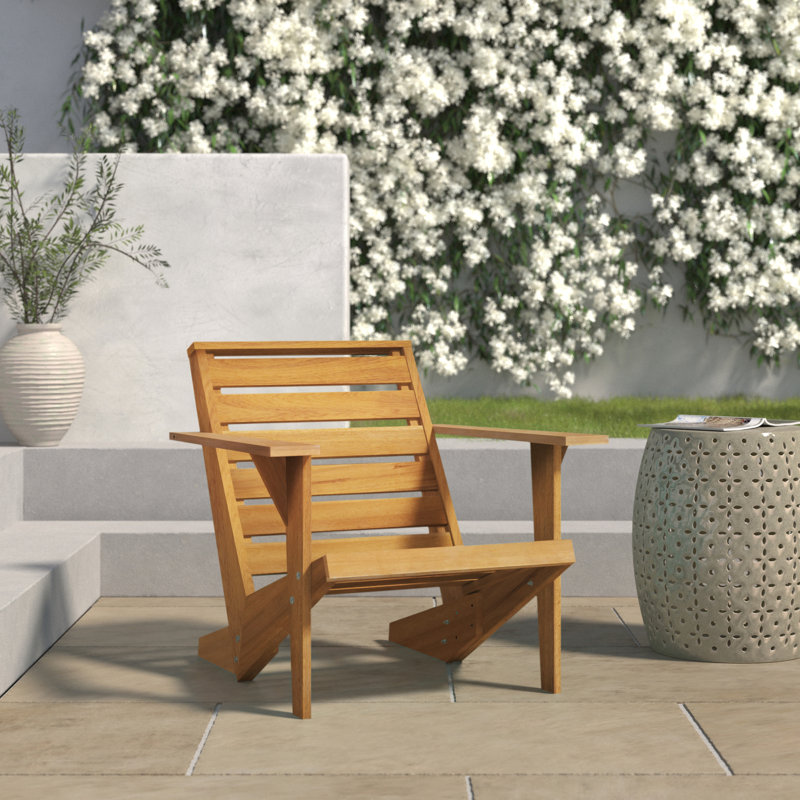 Joss & Main Ursa Solid Wood Adirondack Chair & Reviews | Wayfair