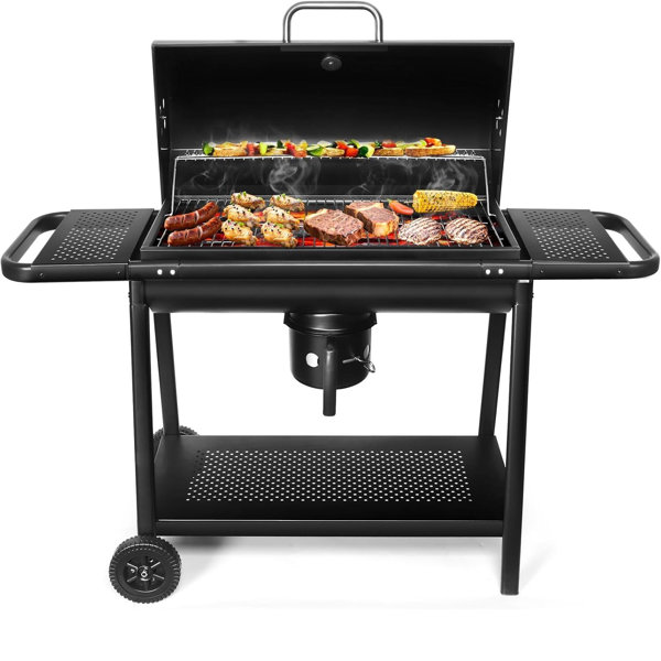 Silodo Baril de barbecue au charbon de bois: barbecue extérieur ...