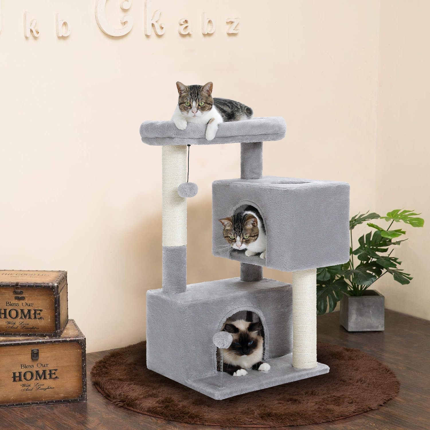 Tucker Murphy Pet™ 32'' H Ellanese Cat Tree | Wayfair