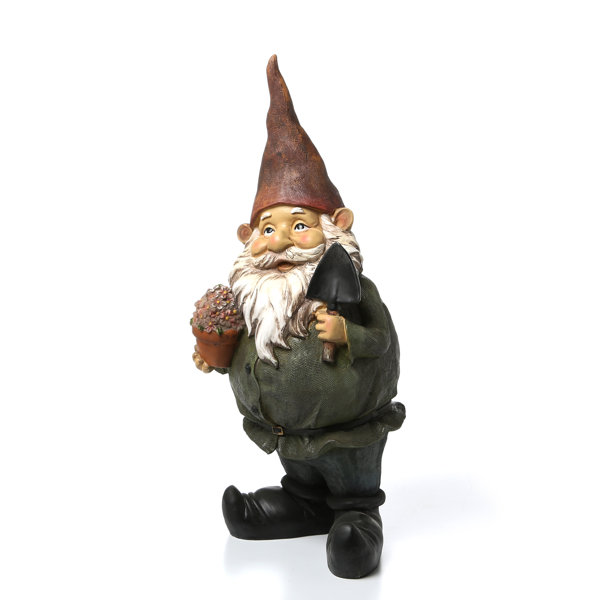 Design Toscano Dagobert with Gifts Garden Gnome Statue & Reviews | Wayfair