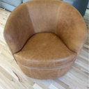 Wade Logan® Azurdee Top Grain 100% Genuine Italian Leather Swivel ...