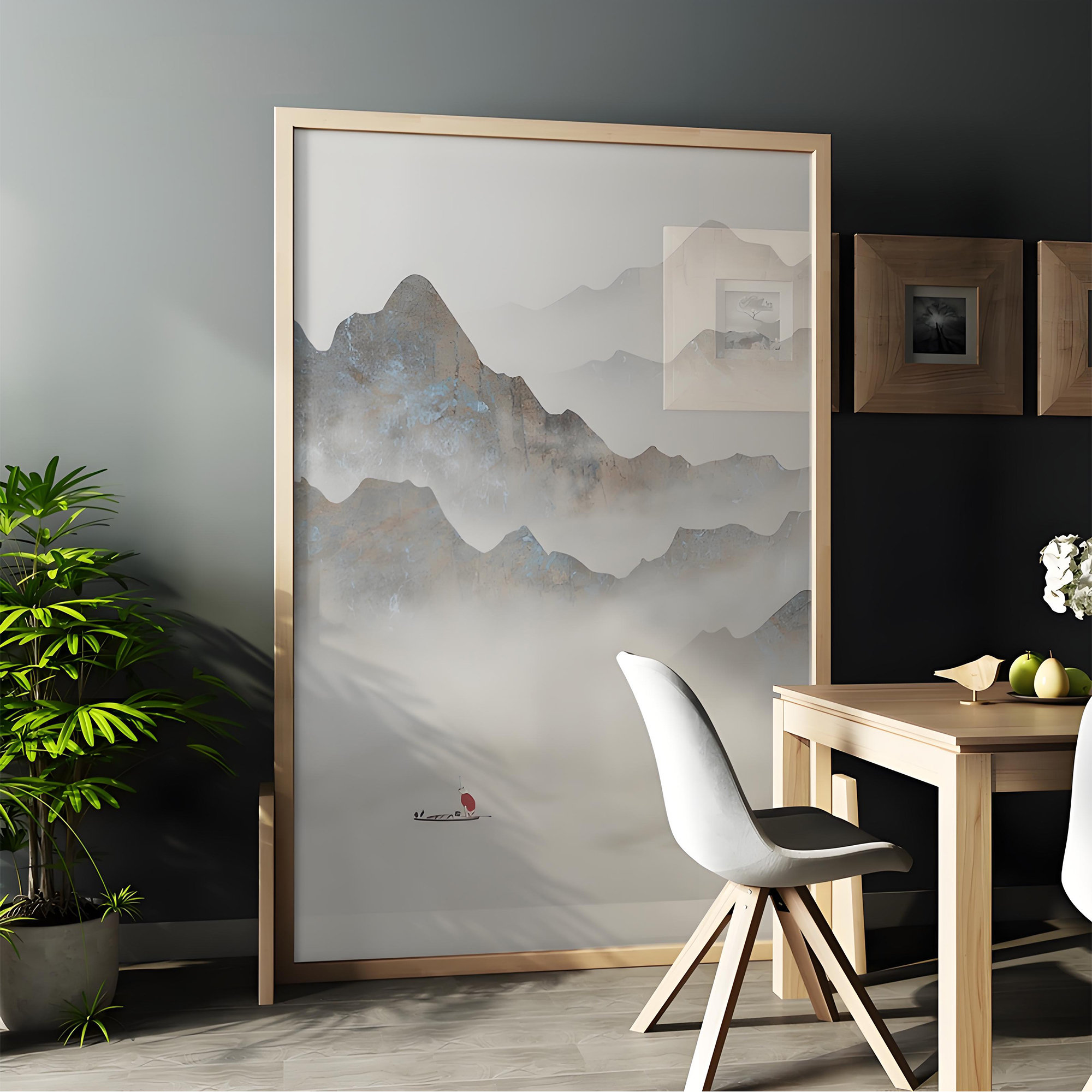Loon Peak Modern Minimalist Landscape Screen - Wayfair Canada