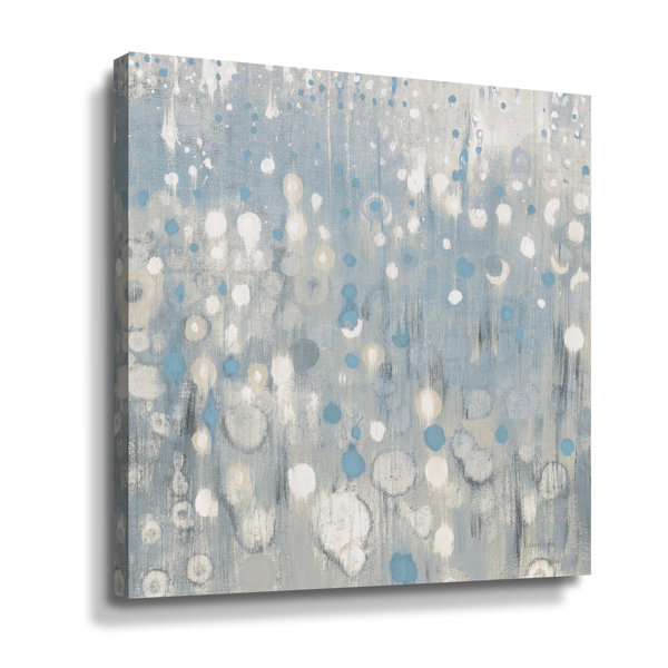 Wrought Studio Rain Abstract VI Blue " Rain Abstract VI Blue " Painting ...