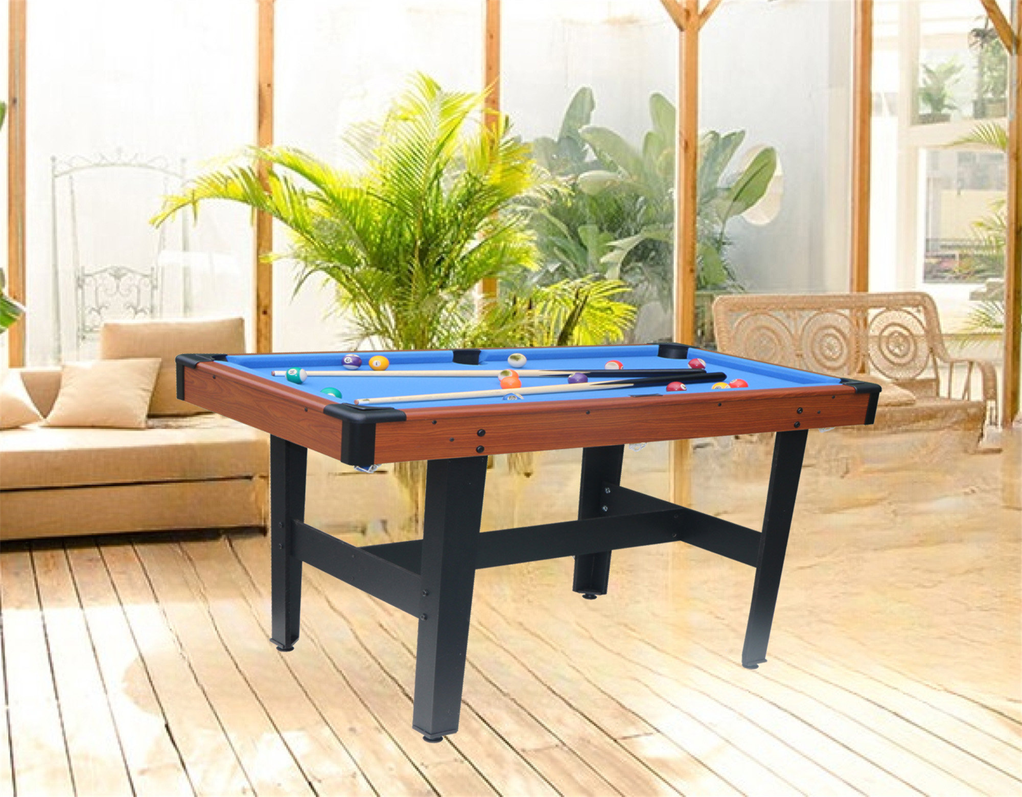 HLILish 48? 3-In-1 Multi Game Table - Combo Game Table Set - Billiards ...