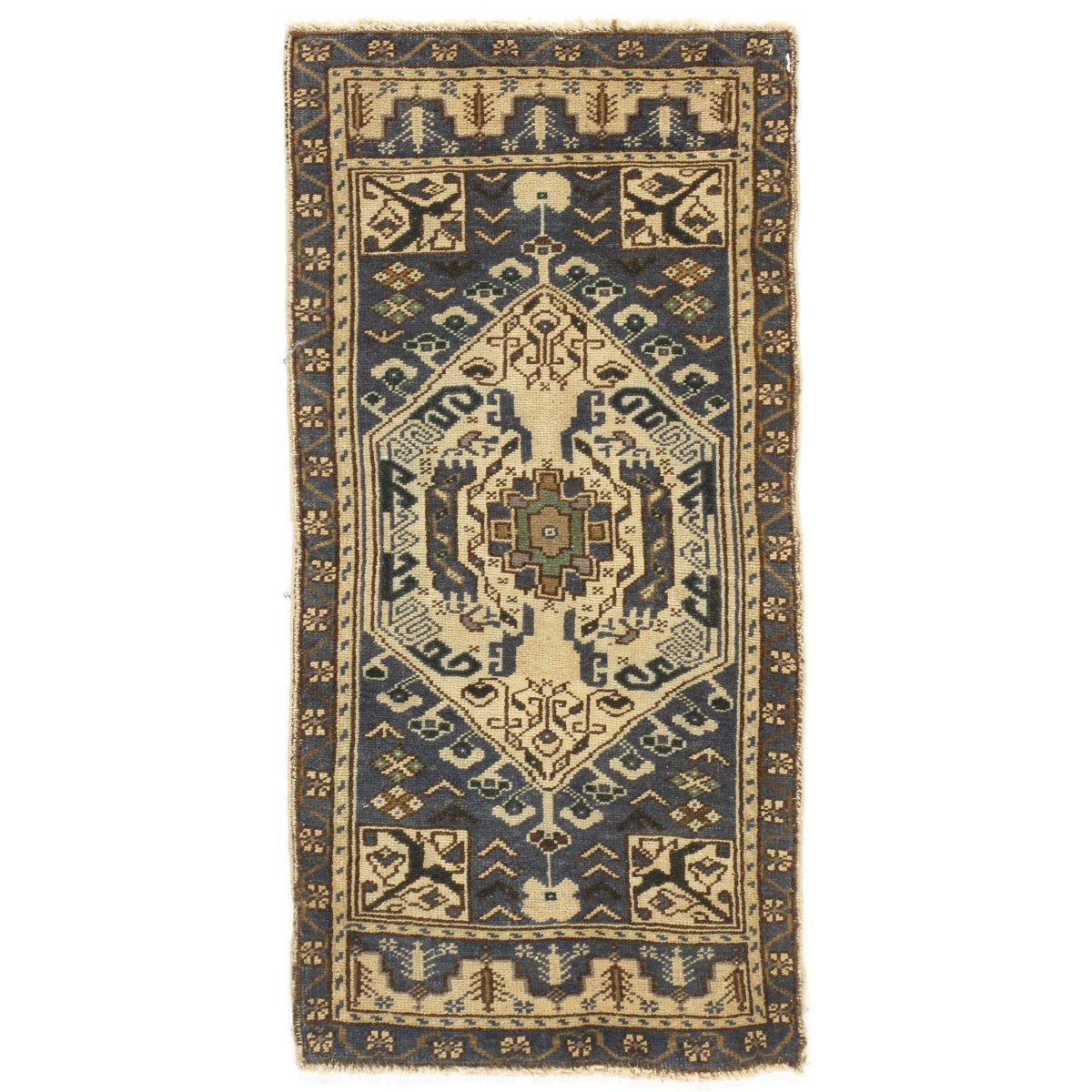 Lavender Oriental Carpets One-of-a-Kind Hand-Knotted 1'8" x 3'5" Area ...