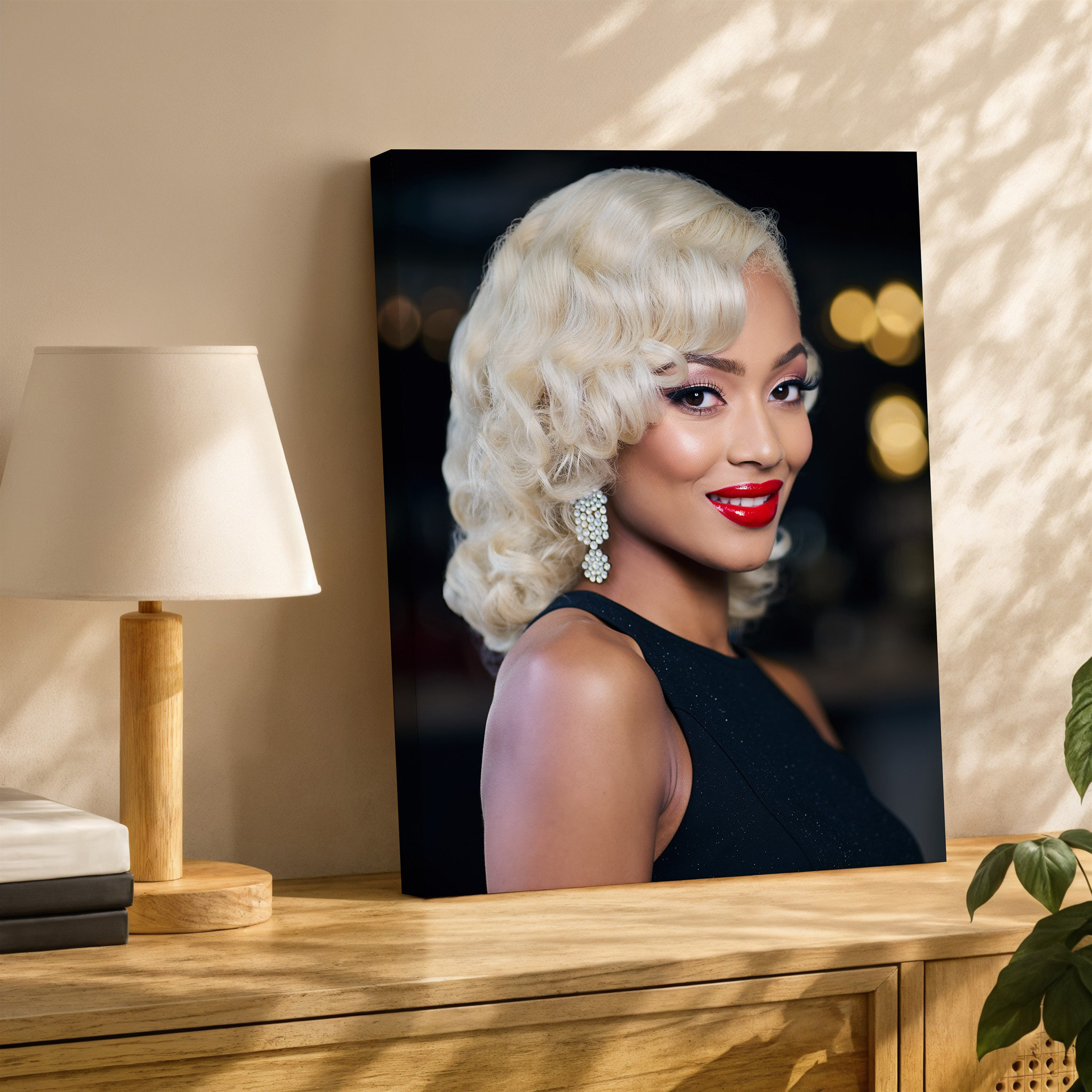 Winston Porter Canvas Create A Glamorous Portrait Of A Vintage ...