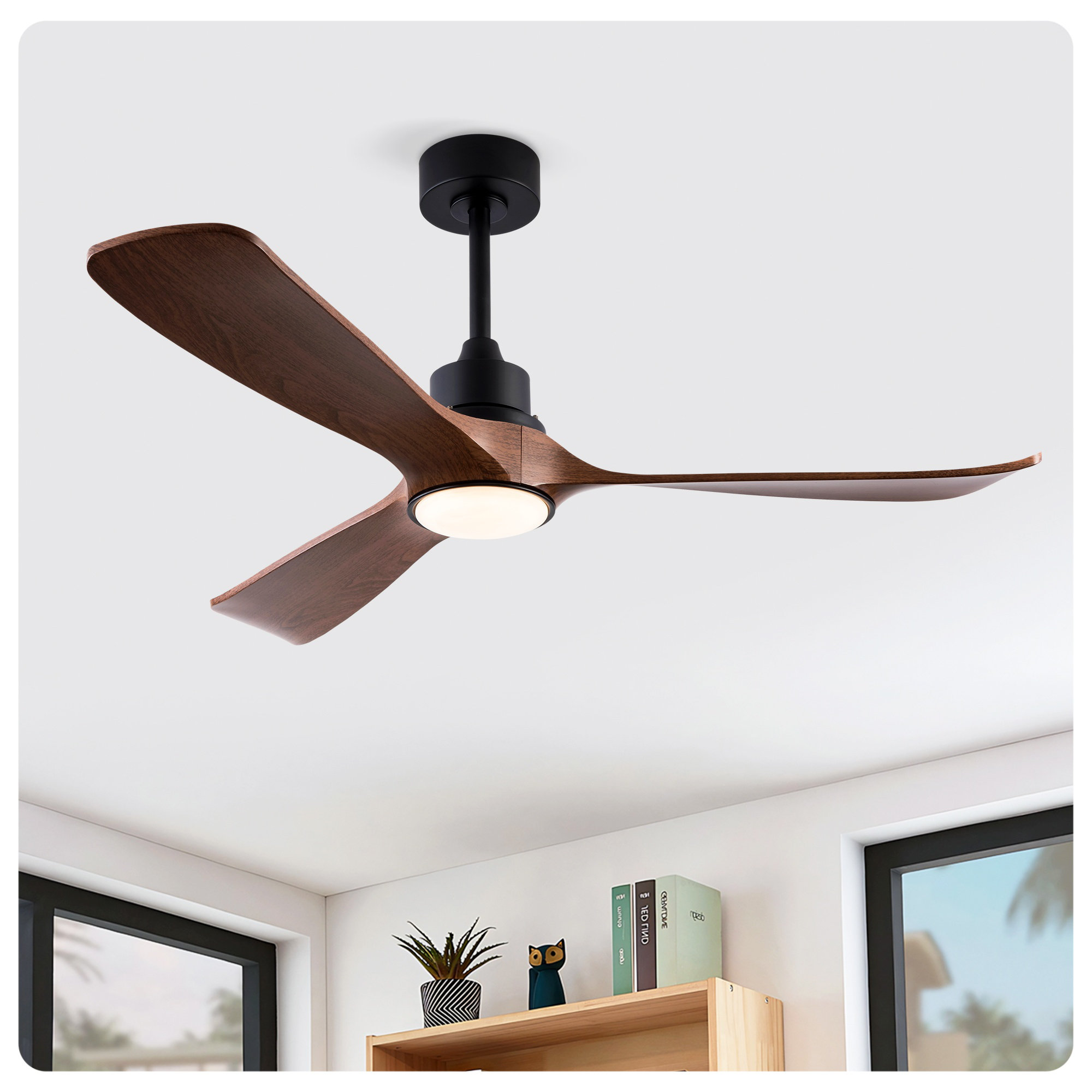 Ivy Bronx Ceiling Fan With Light | Wayfair