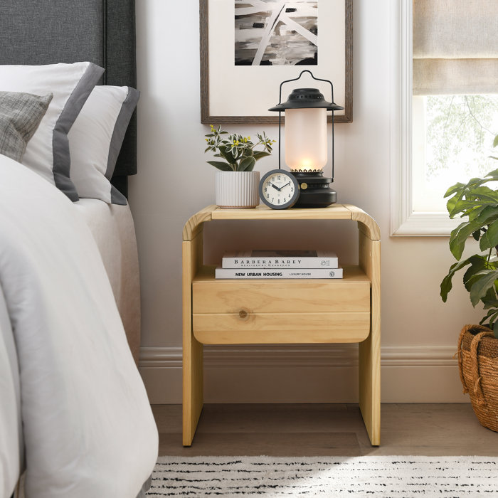 Millwood Pines Rackerby Frame End Table with Storage & Reviews | Wayfair