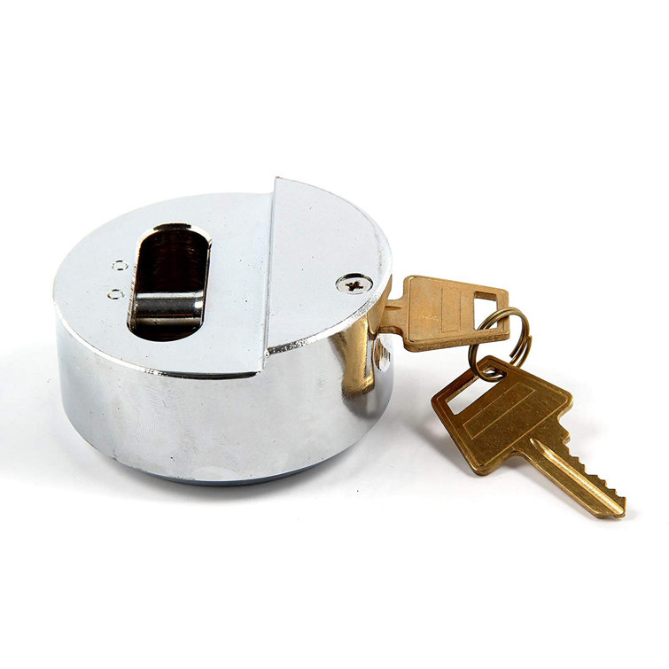 Symple Stuff White 73mm Shackleless Padlock and Hasp Set | Wayfair.co.uk