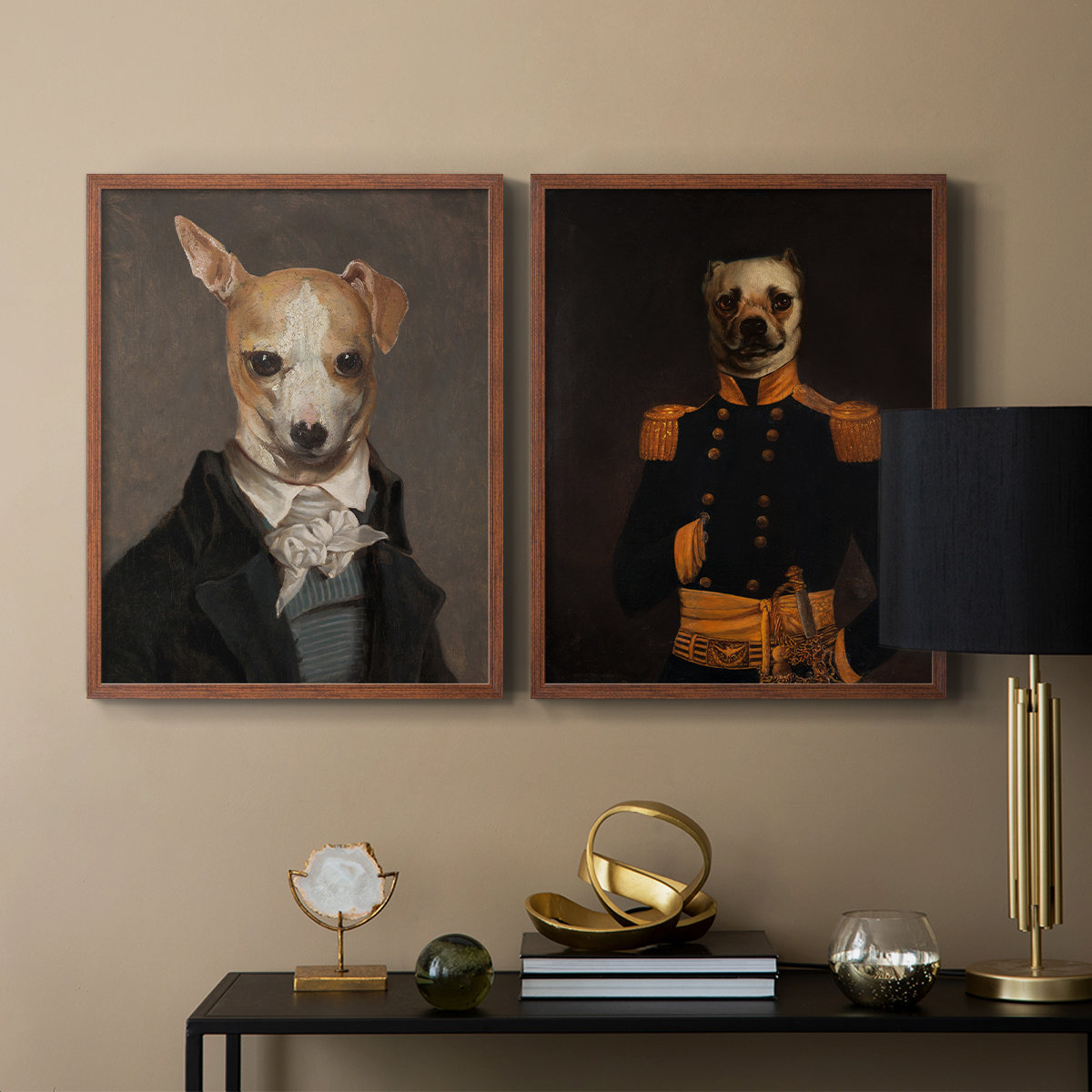 Trinx Refined Fido-Premium Framed Print -Ready to Hang - No Nails ...