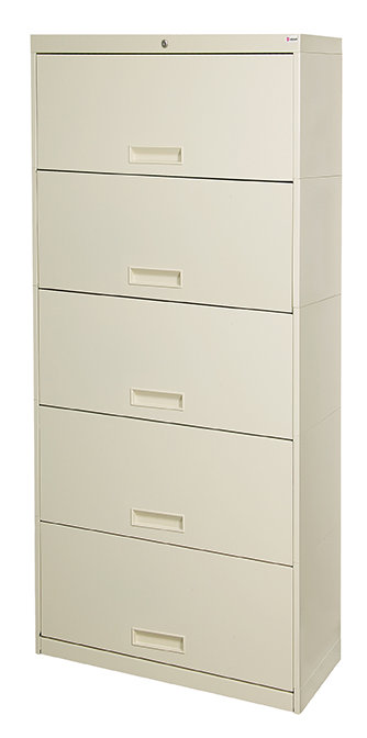 Datum Storage Stak-N-Lok 100 Series 5-Drawer Vertical Filing Cabinet ...
