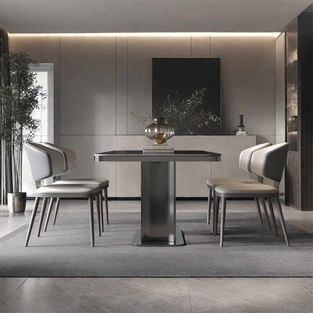 Elamer French modern simple high-end dining table set | Wayfair