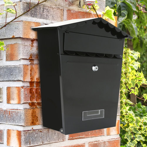 SereneLife Steel Wall Mounted Mailbox & Reviews | Wayfair