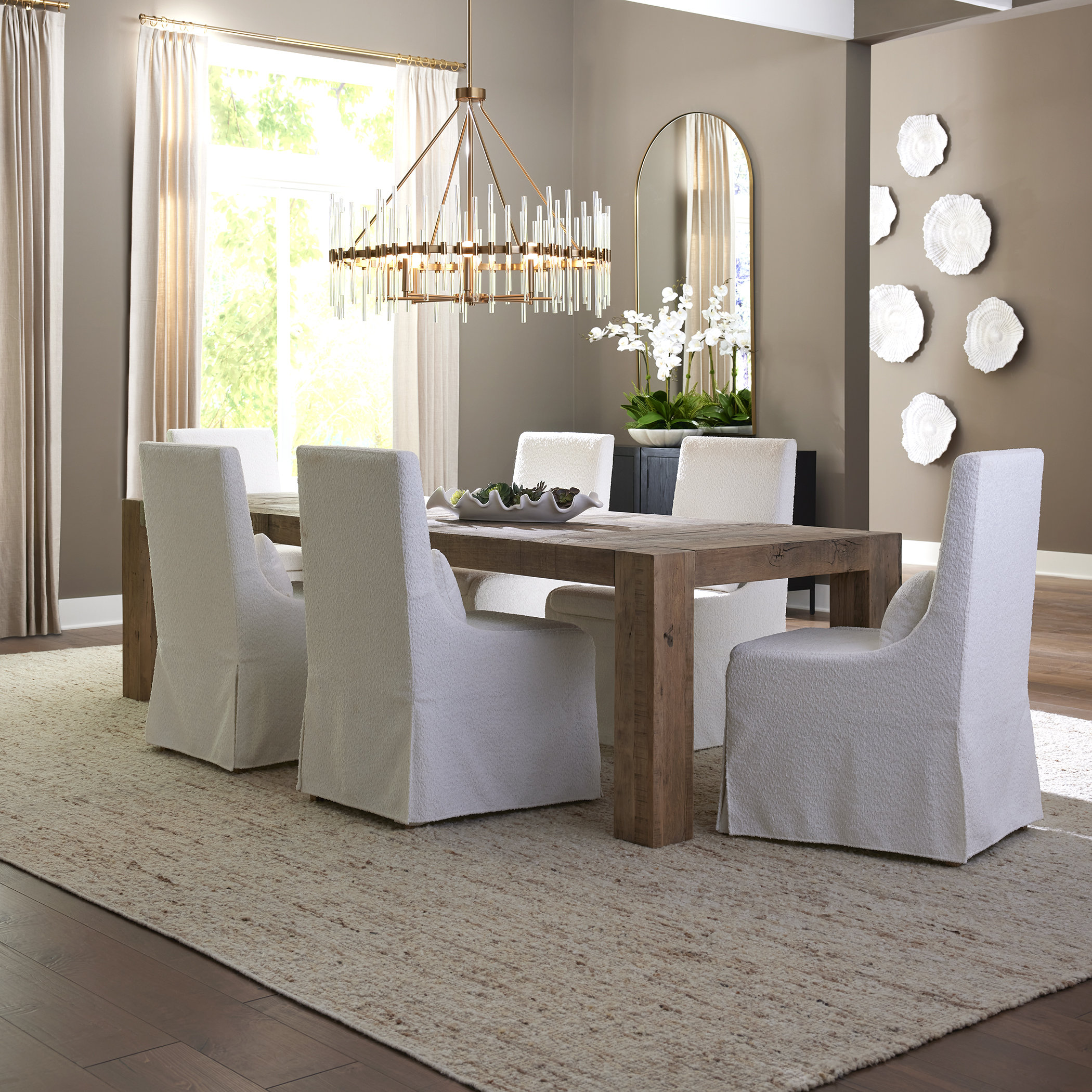 Loon Peak® Joaquin Reclaimed Oak Dining Table | Wayfair
