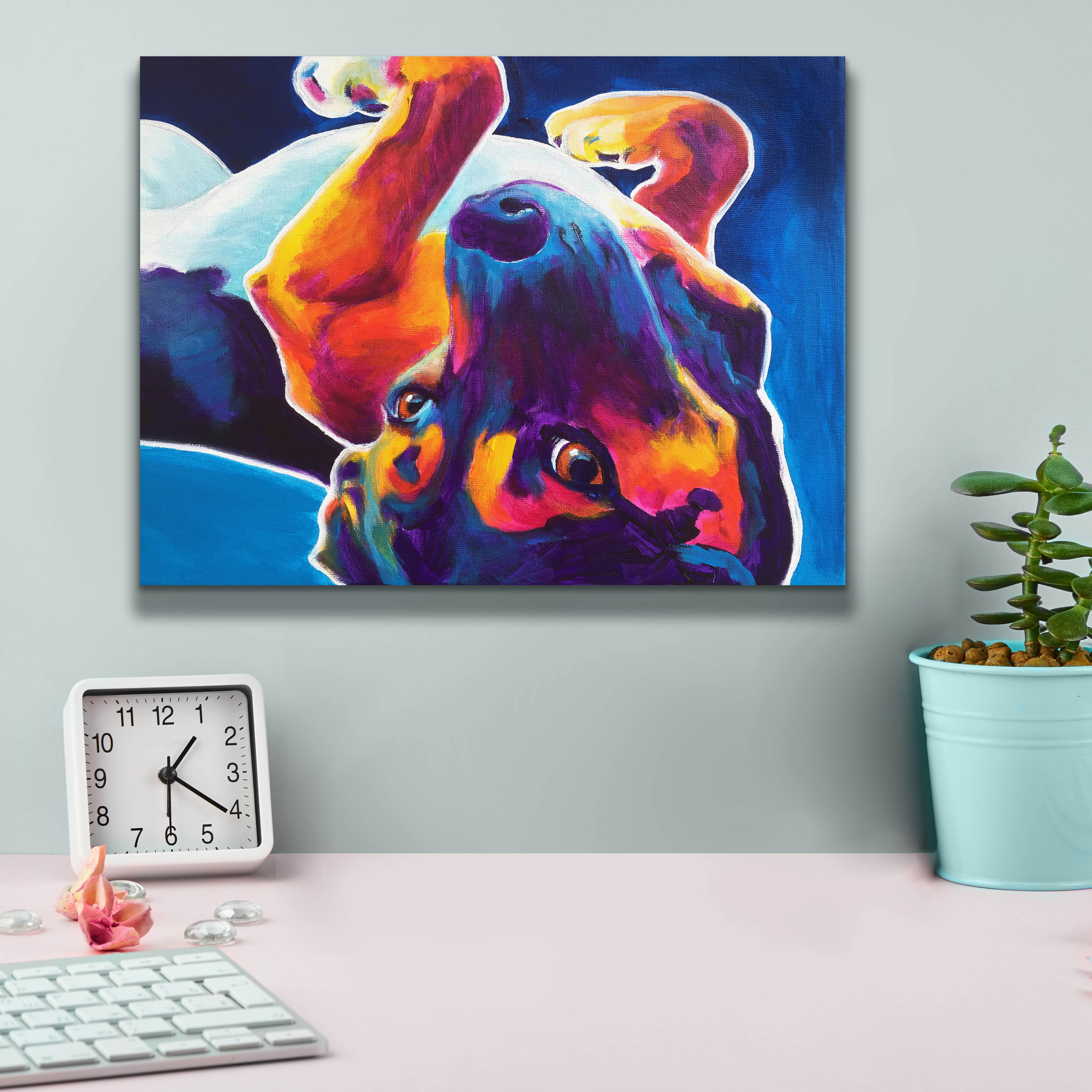Winston Porter " Beagle - Roxy " by Dawg Painter | Wayfair