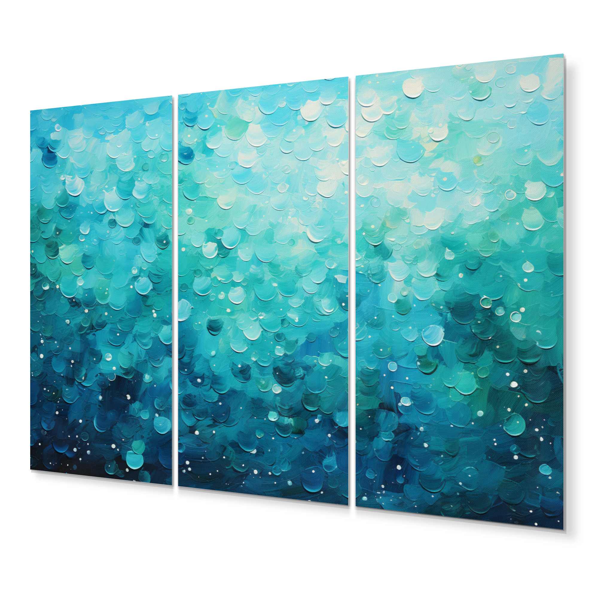 DesignArt Aqua Lagoon II " Aqua Lagoon II " 3 - Pieces - Wayfair Canada