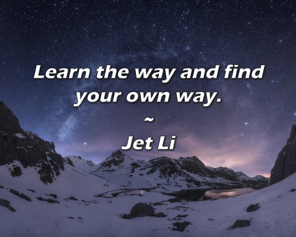 Latitude Run® Jet Li Quote: Learn the way and find your own way. | Wayfair