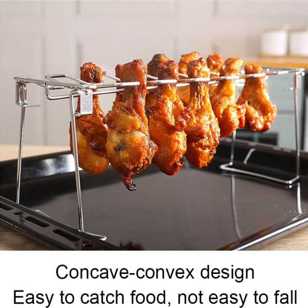 frler Chicken Leg & Wing Rack For Grill | Wayfair