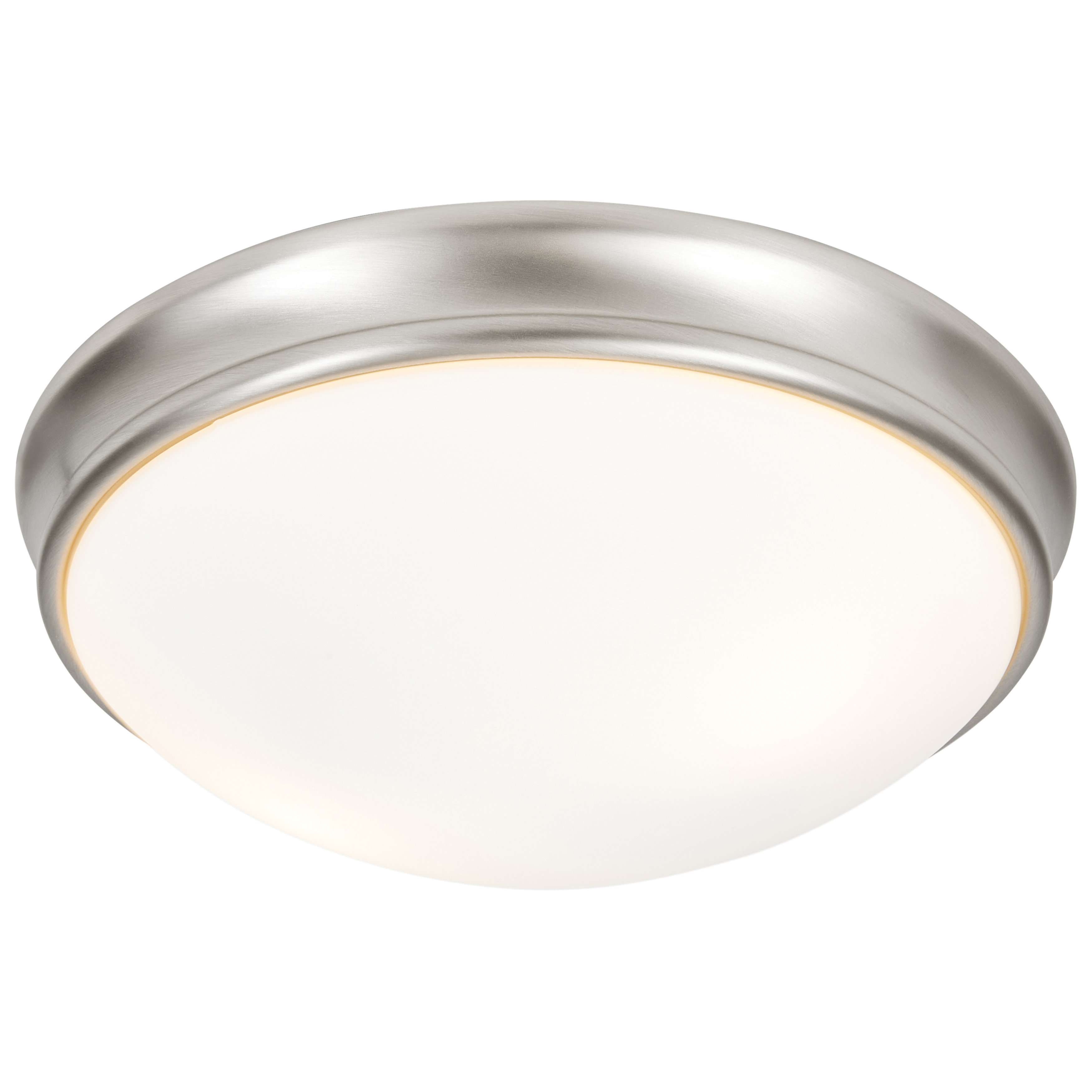 Wrought Studio™ Atom - (m) Dimmable LED -Flush Mount - Brushed Steel ...