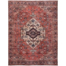 Birch Lane™ Lisle Machine Washable Persian Rust Multicolor Area Rug ...